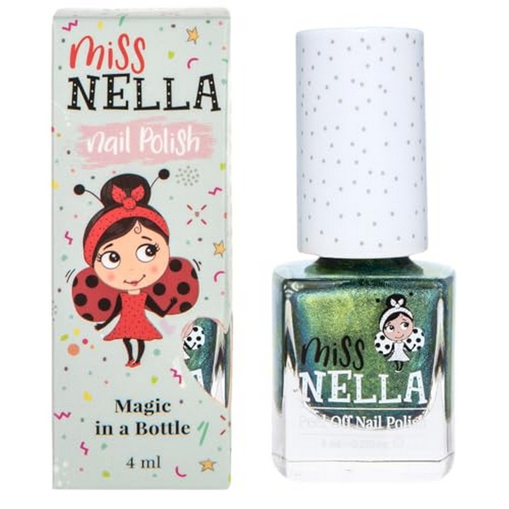 Miss Nella Kids Peel Off Odour Free Nail Polish - Alien Poo | Miss Nella
